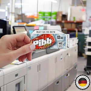 Pibb Xtra 12oz Vending Machine Label – Size 3.59" X 1.75" - Etsy