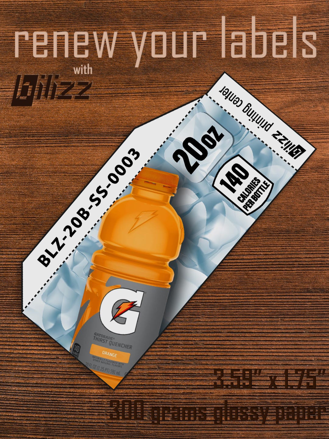 Gatorade Orange 20oz Vending Label – Size 3.59" X 1.75" - Etsy