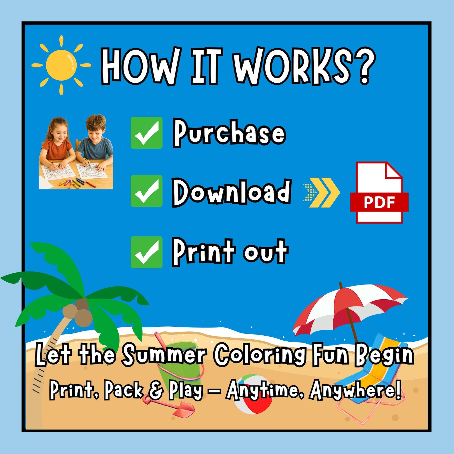 Ocean Animal Coloring Pages for Kids | 20 Printable Sea Life Activity ...