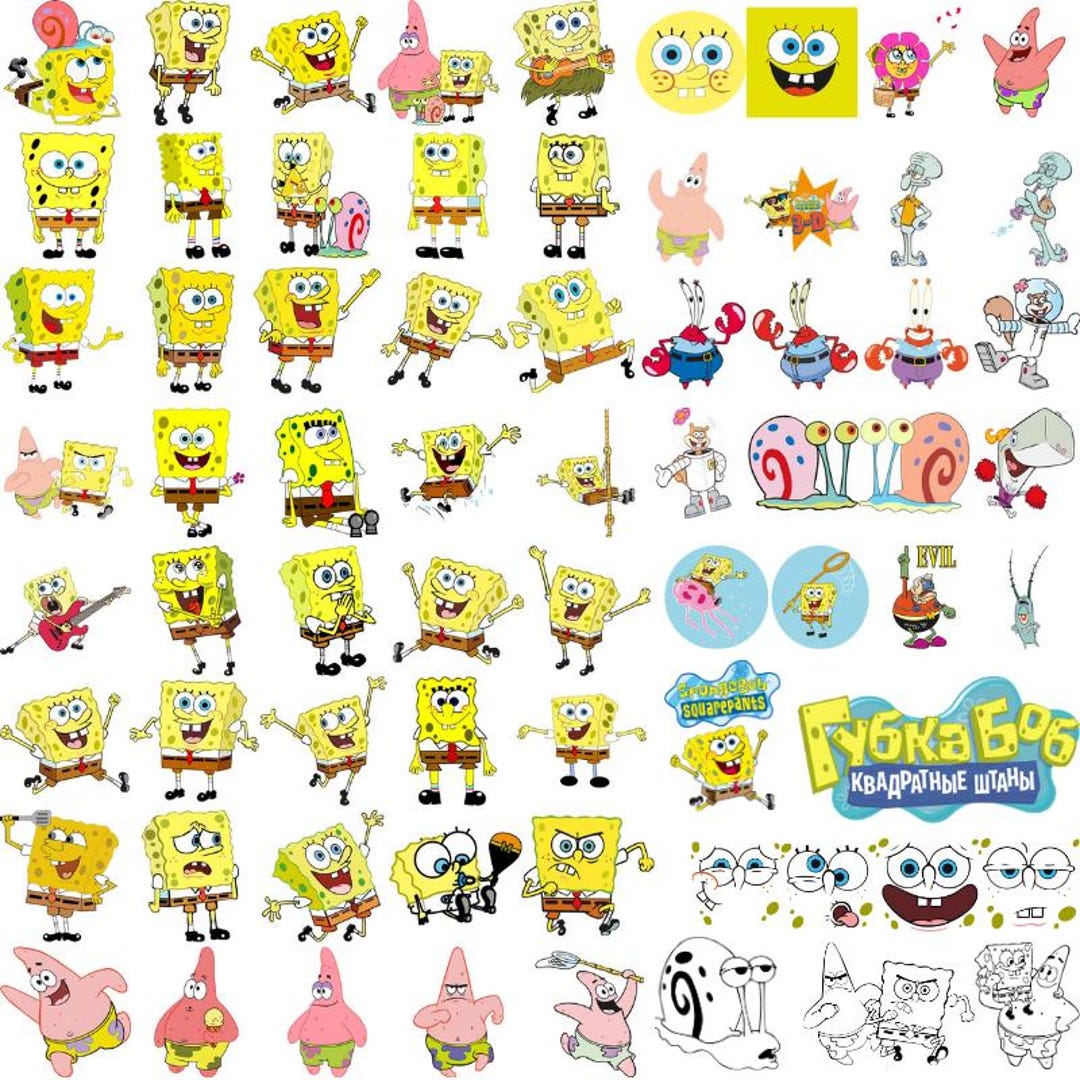 Finding Spongebob Svg -spongebob Png - Spongebobdxf -spongebob Eps ...