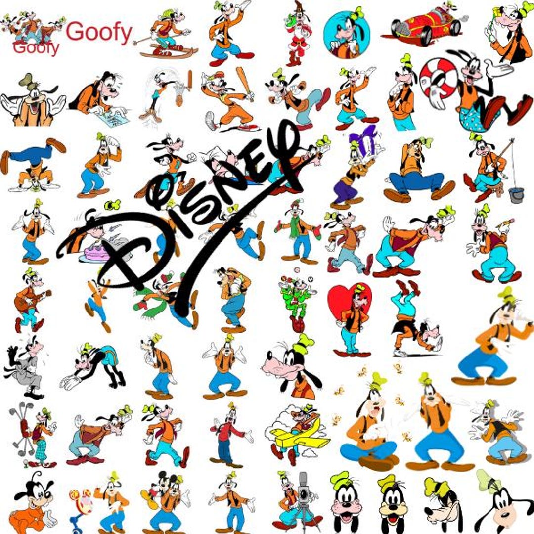 Finding Goofy Svg -goofy Png - Goofydxf -goofy Eps Digital Download ...