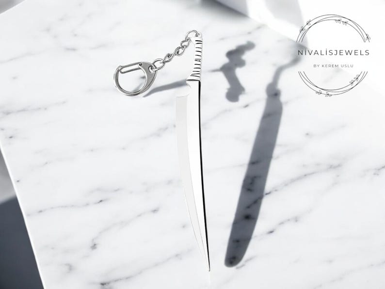 Anime Metal Keychain – Mask Sword Pendant Keyring for Cosplay, Car, Bag ...