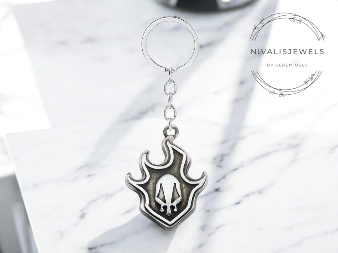 Anime Metal Keychain – Mask Sword Pendant Keyring for Cosplay, Car, Bag ...