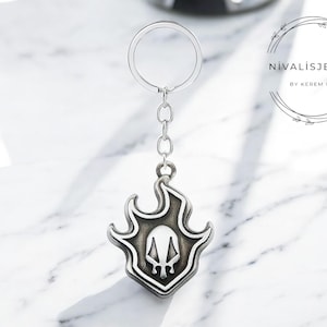 Anime Metal Keychain – Mask Sword Pendant Keyring for Cosplay, Car, Bag ...