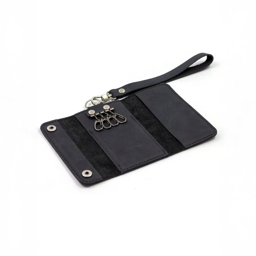Custom Leather Key Holder, Key Organizer Case, Personalized Key Case ...