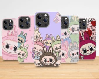 Labubu Phone Case , Preppy and Cute Aesthetic, iPhone 16 15 14 13 12 11 ...