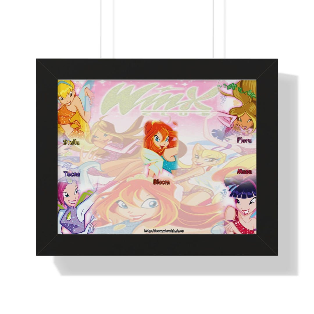 Winx Faces Poster | Close-up Group Art Print for Winx Fans | 14x11 ...