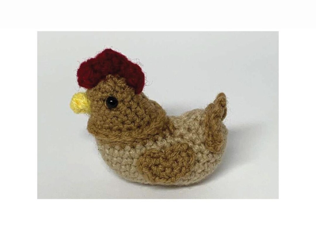 Plush Amigurumi Chicken Crochet Toy Pattern PDF, Stuffed Plush Easy ...