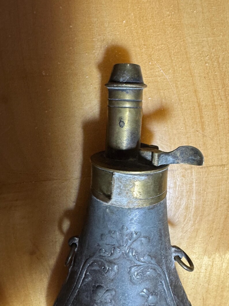 Antique Black Powder Flask – Late 19th Century, European - Etsy