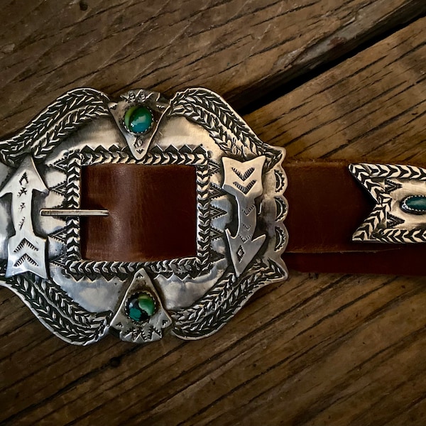 Concho Belt Buckle - Etsy