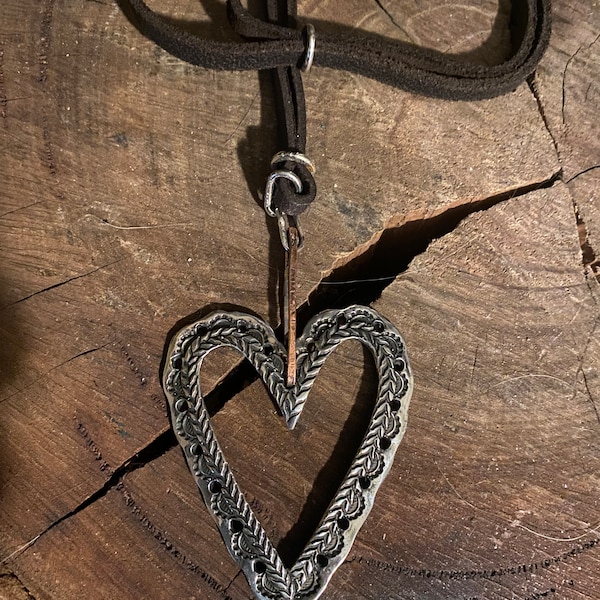 Hand Forged Necklace - Etsy