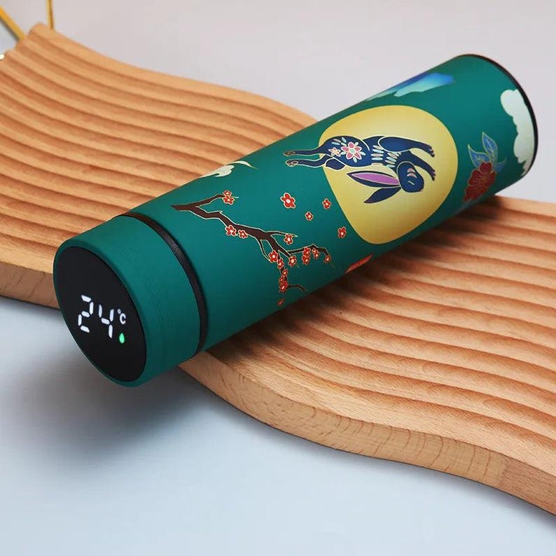 Creative National Water Bottle 304 Stainless Steel Intelligent ...