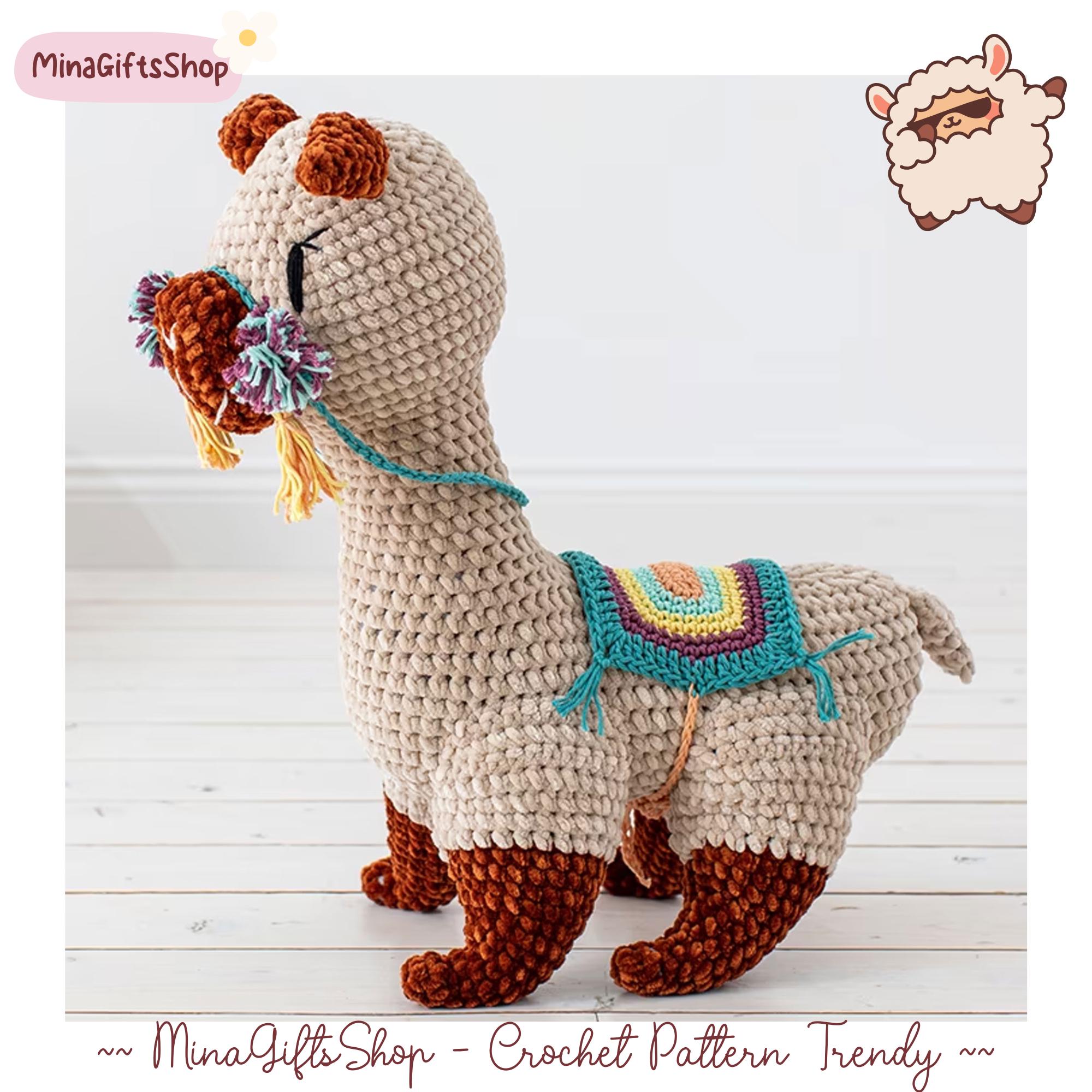 Alpaca Amigurumi Crochet Pattern, No Sew Animals Pattern (PDF) - Etsy