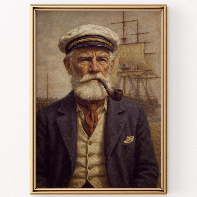 Old Captain Photo - Etsy