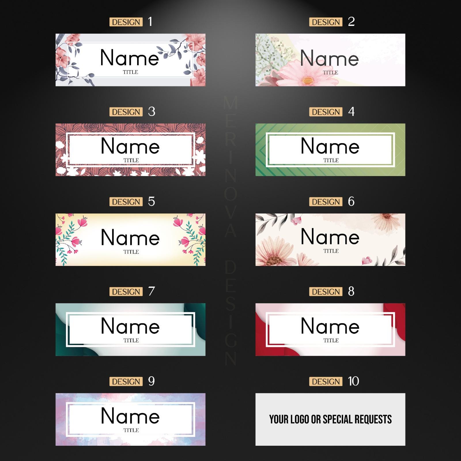 Custom Desk Name Sign, Personalized Acrylic Name Plate, Custom Office ...