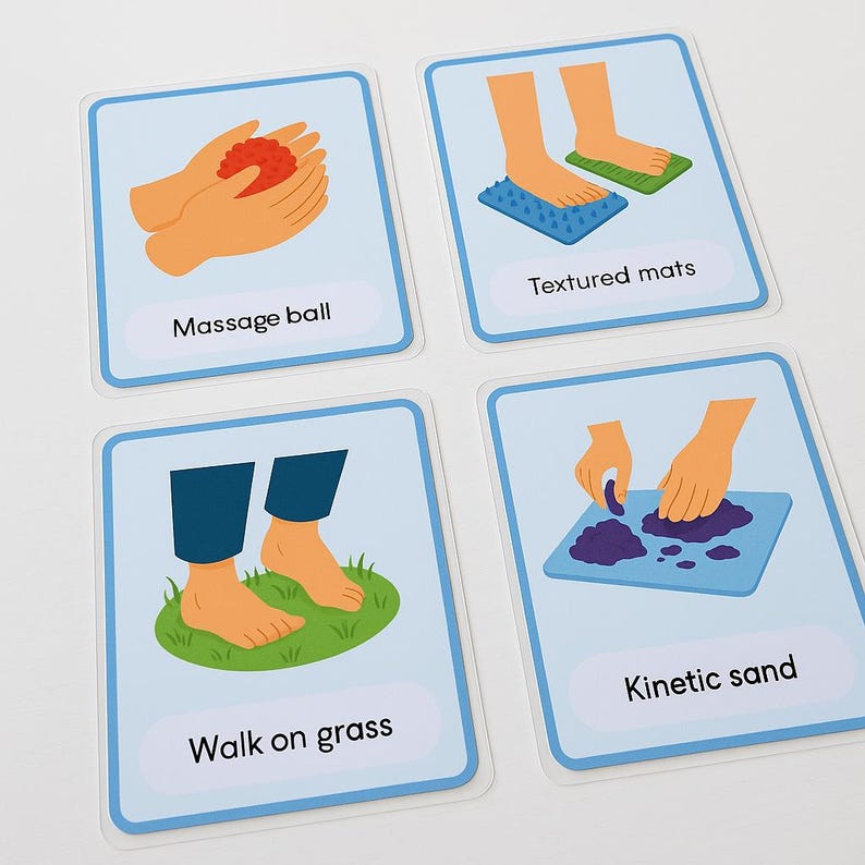 Tactile Sensory Flashcards – Touch Regulation PDF | 16 Activities ...