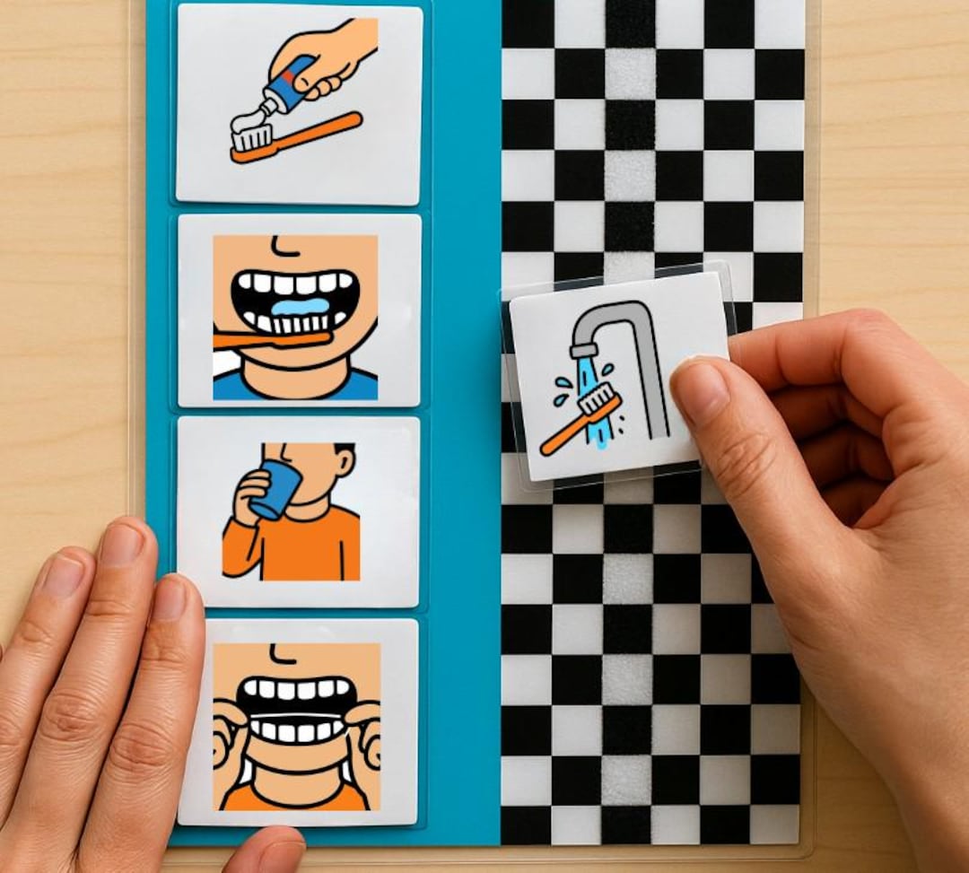 Short Routine Visual Schedule Board | Autism Visual Support | Daily ...
