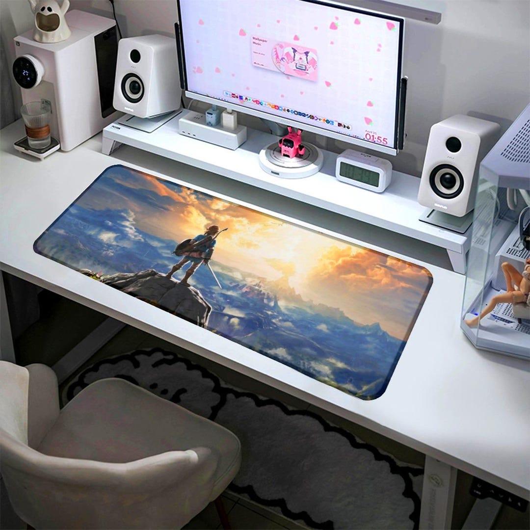 Zelda XXL Mouse Pad: Hyrule Gaming Desk Mat (80x30 Cm) - Etsy