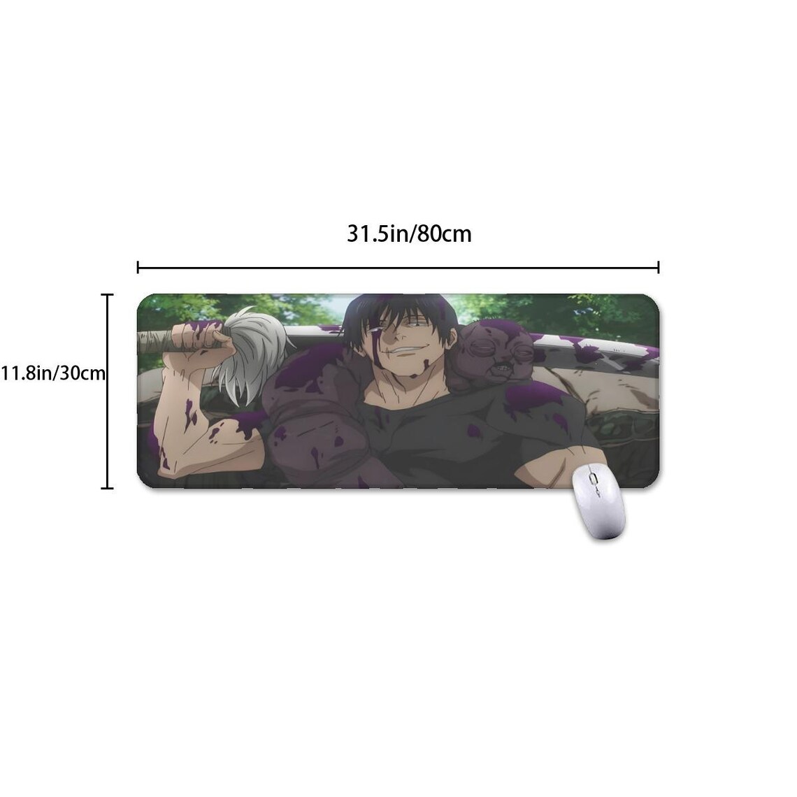 Toji Fushiguro Playmat | Jujutsu Kaisen Desk Mat | Mouse Pad for Anime ...