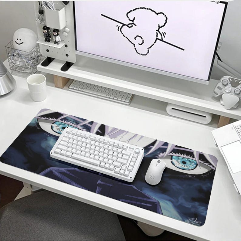 Gojo Playmat Jujutsu Kaisen Desk Mat Anime Gaming Pad | Jujutsu Kaisen ...