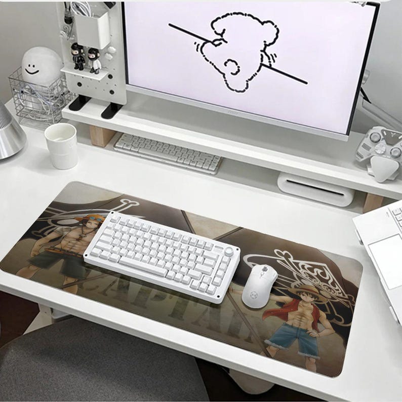 One Piece Playmat Portgas D. Ace Mouse Pad | Monkey D Luffy Playmat ...