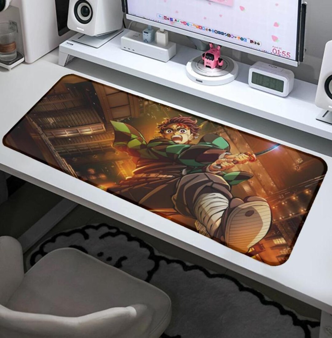Demon Slayer Desk Mat | Kimetsu No Yaiba Mouse Pad | Infinity Castle ...