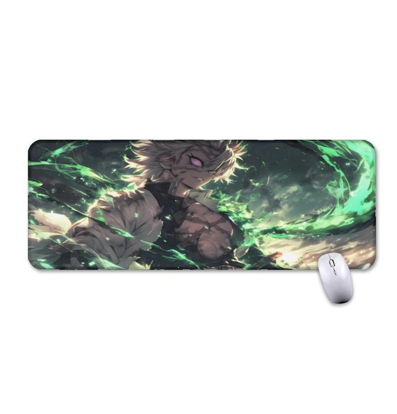 Demon Slayer Wind Hashira Playmat Sanemi Shinazugawa Mouse Pad | Demon ...