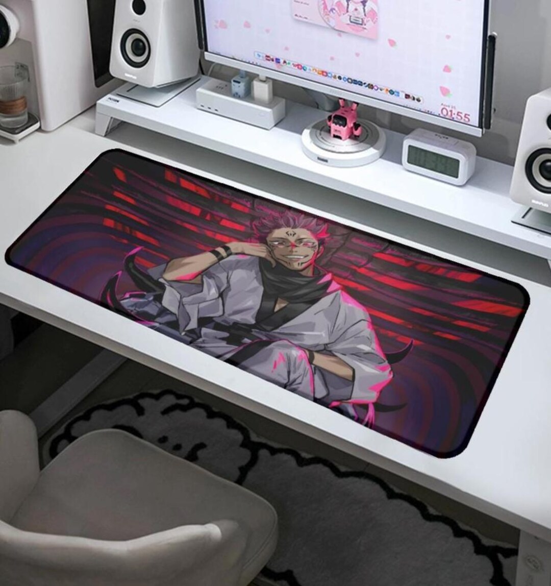Jujutsu Kaisen Desk Mat | Gojo Mouse Pad | Sukuna Playmat | Anime Desk ...