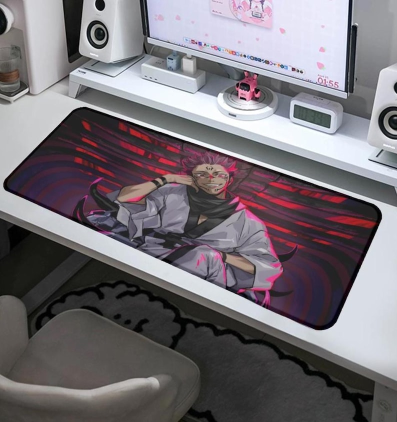 Jujutsu Kaisen Desk Mat | Gojo Mouse Pad | Sukuna Playmat | Anime Desk ...