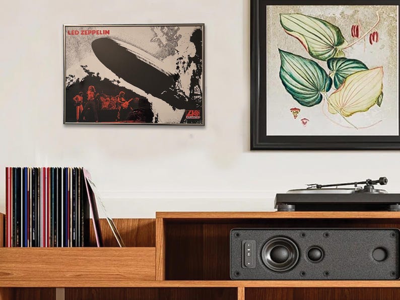 Led Zeppelin 1 Photo Collage Album Art - Led Zeppelin Art - Music Lover ...