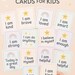Printable Affirmation Cards for Kids – 12 Positive Pastel Rainbow Cards ...