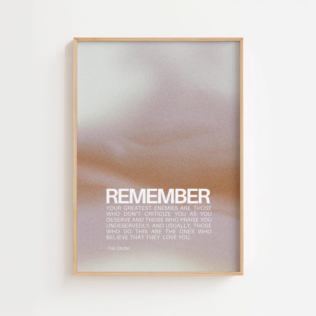 Remember - Reflection Quote Poster - Digital Download - Inspirational ...