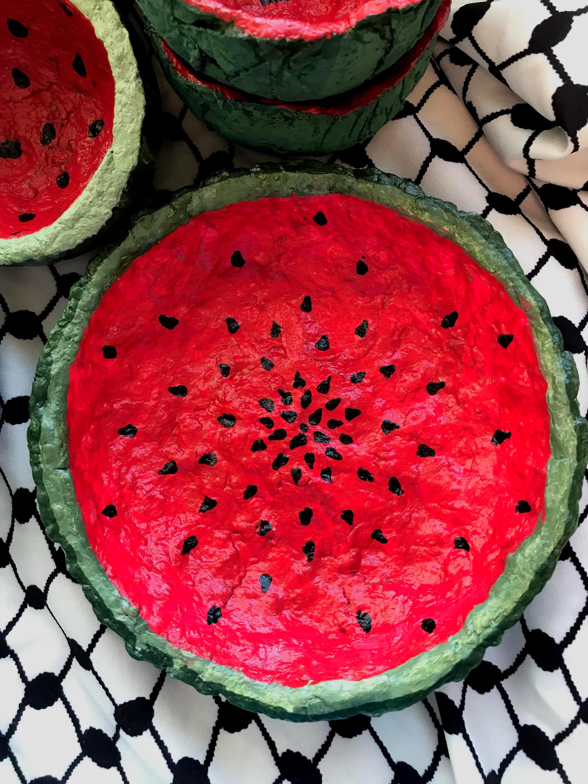 Paper Mache Watermelon Bowl - Etsy