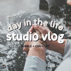 Bubble Chai Font Retro Fonts, Bubble Font, Cute Font, Bubbly Font, 70's ...