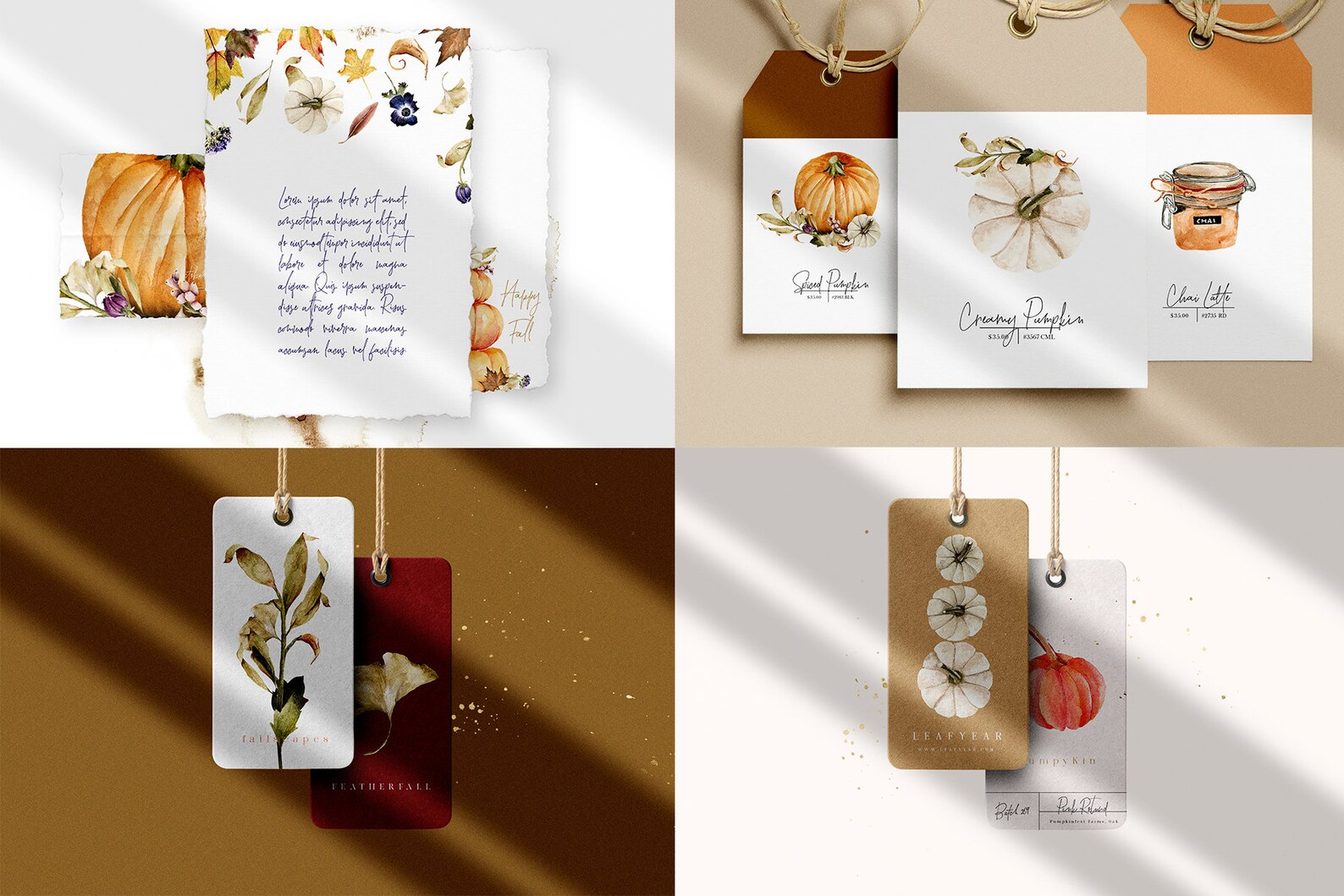 Watercolor Clip Art Fall Flowers Wedding Watercolor | Etsy