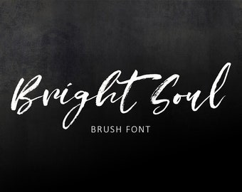 Calligraphy Font Modern Calligraphy Digital Fonts Wedding