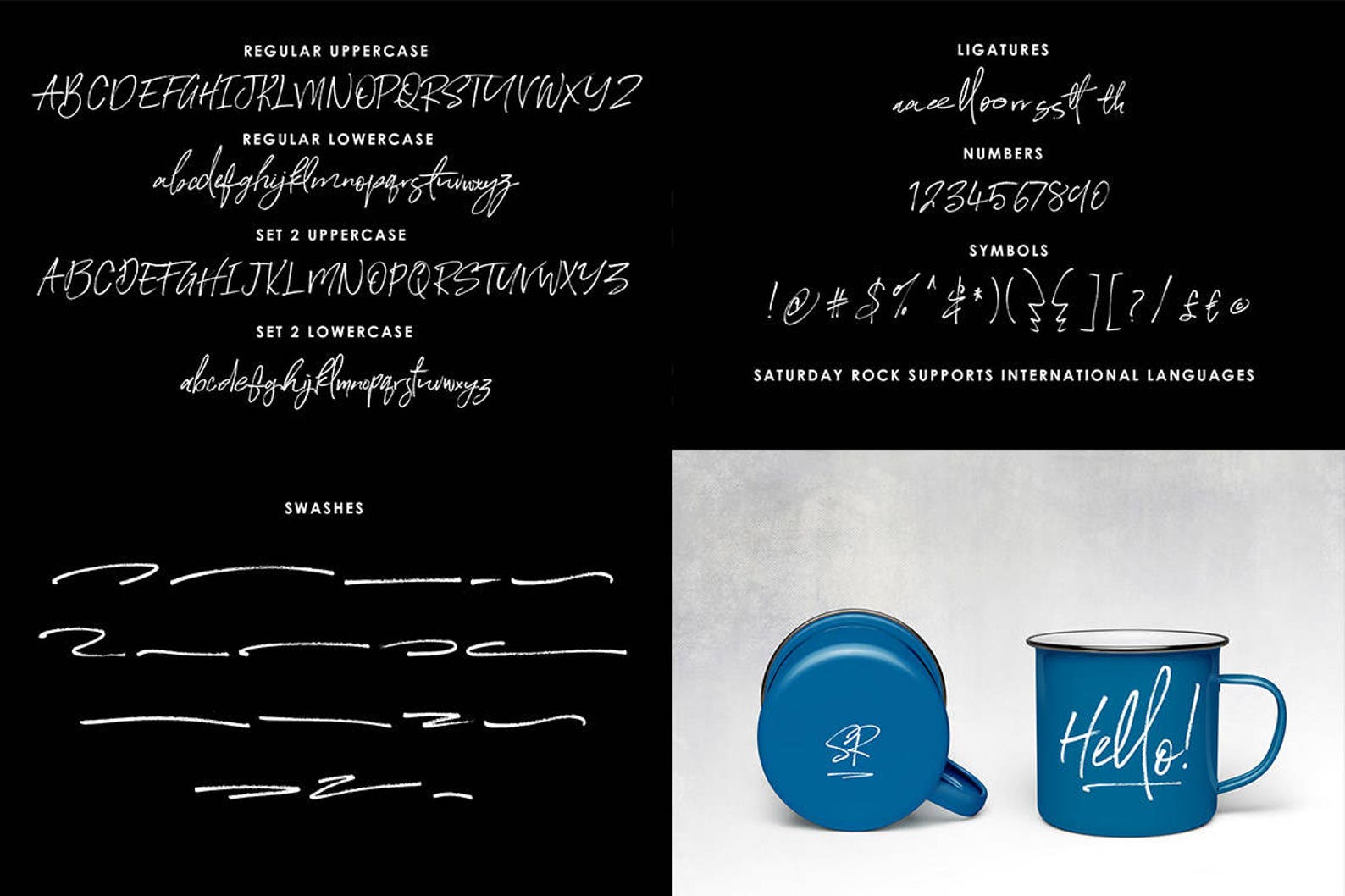 Saturday Rock Font: Hand-drawn Marker Script (digital Download) - Etsy