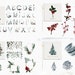 Winter Holiday Watercolor Clipart Collection, Clip Art, Hand Painted ...