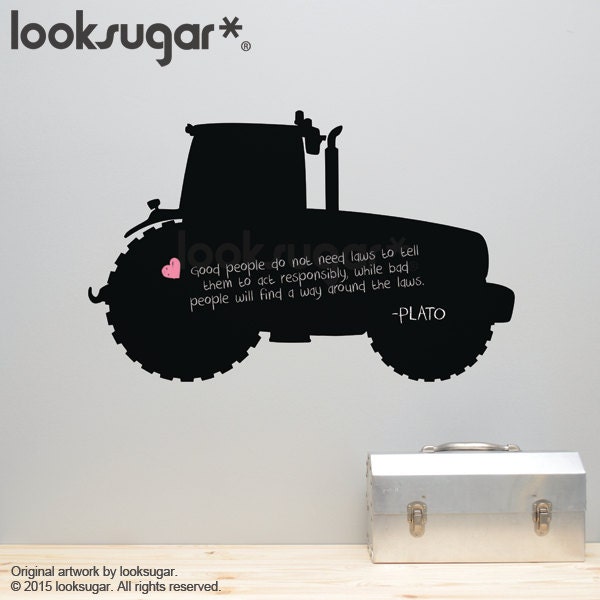 Tractor Chalkboard - Etsy