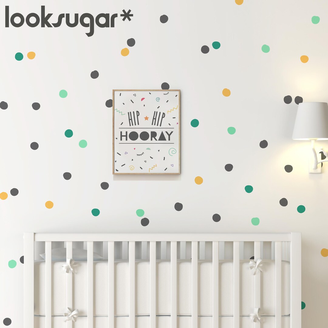 Hand Drawn Polka Dot Stickers . Hand Drawn Polka Dots . Hand Drawn Wall ...