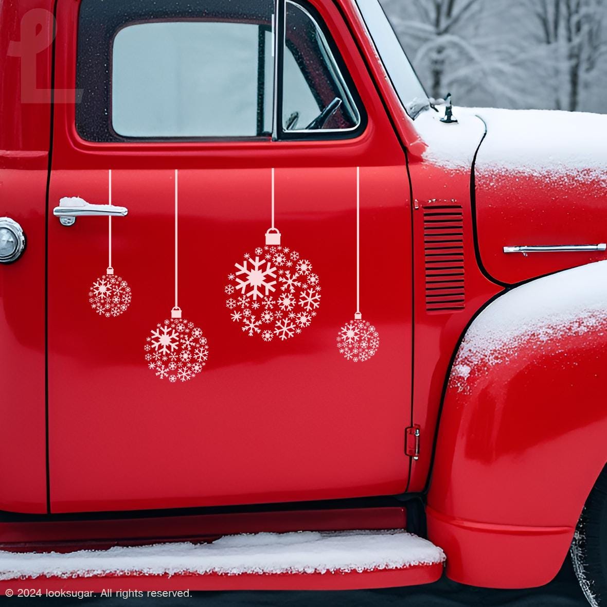 Christmas Window Decals - Festive Vinyl Holiday Wall Art, Winter ...