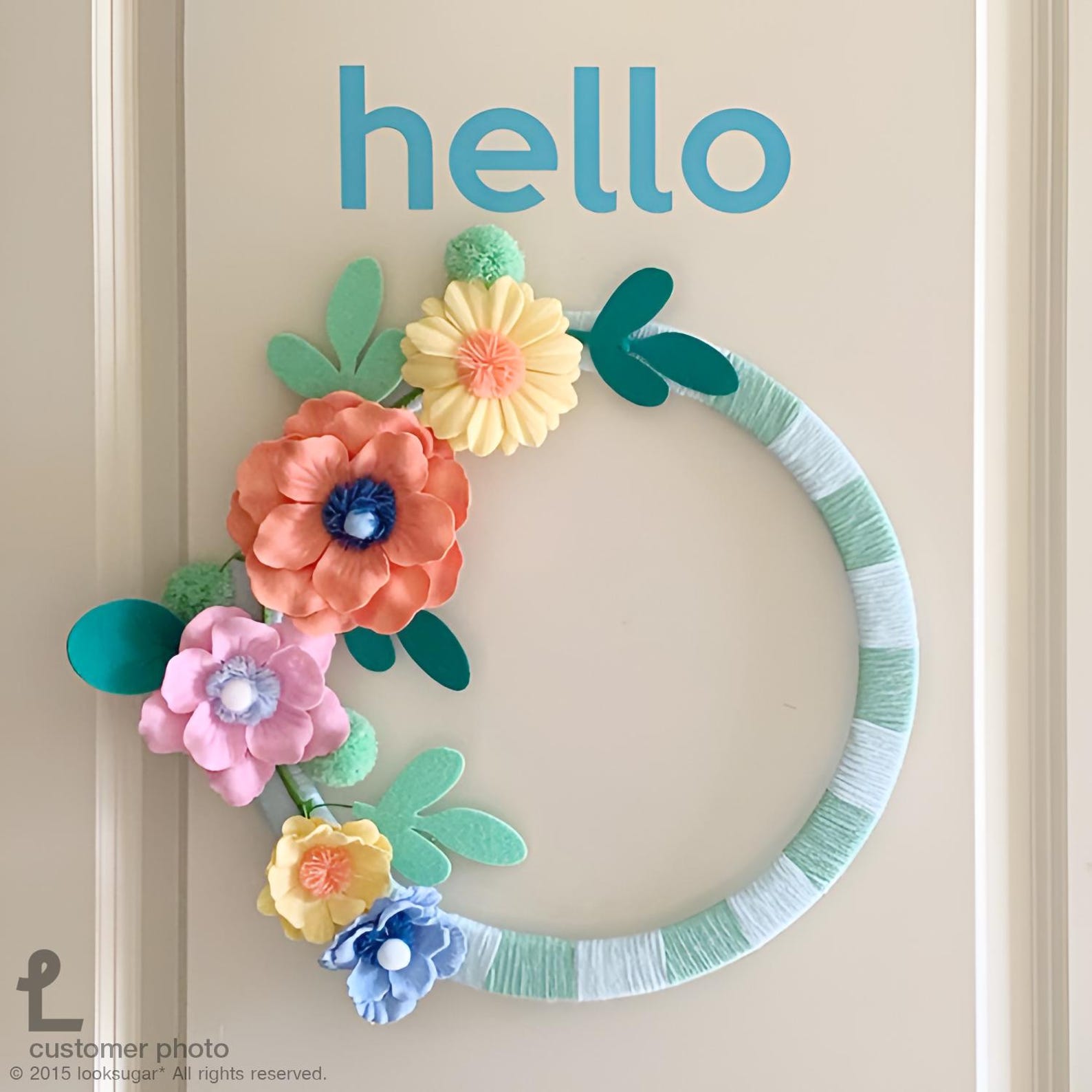 Hello Wall Decal - Removable Wall Sticker - Quote Wall Decal - Hello ...