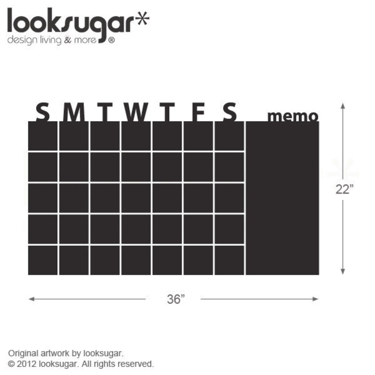 Chalkboard Decal Wall Calendar / Planner 0092 - Etsy