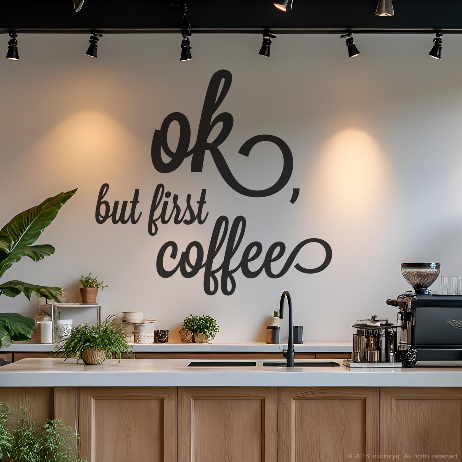 Coffee Shop Wall Decal - Café Kitchen Sticker - Perfect for Breakroom ...