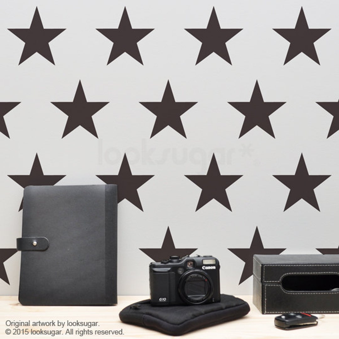 Extra Large Star Wall Decals . Large Star Decals . Star Wall Stickers ...