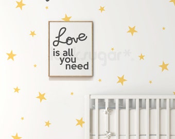 Large Star Decals . Star Wall Decals . Nursery Star Decals . - Etsy