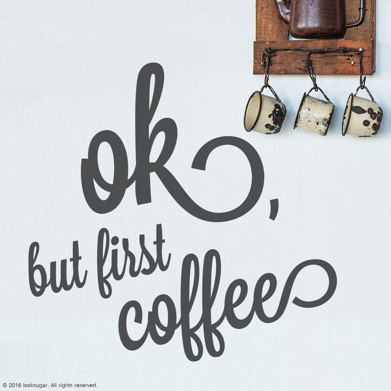 Coffee Shop Wall Decal - Café Kitchen Sticker - Perfect for Breakroom ...