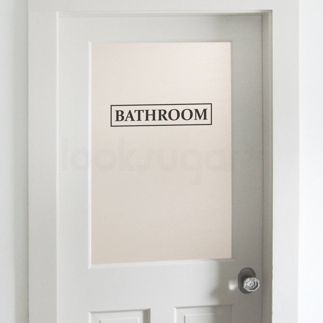 Custom Door Sign Decal - Personalized Vinyl Door Sticker . Modern Home ...