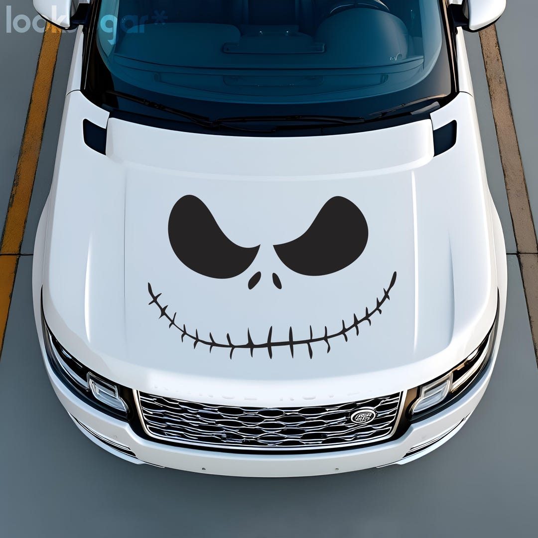 Xmas Halloween Car Decal | Pumpkin King Car Sticker | Spooky Halloween ...