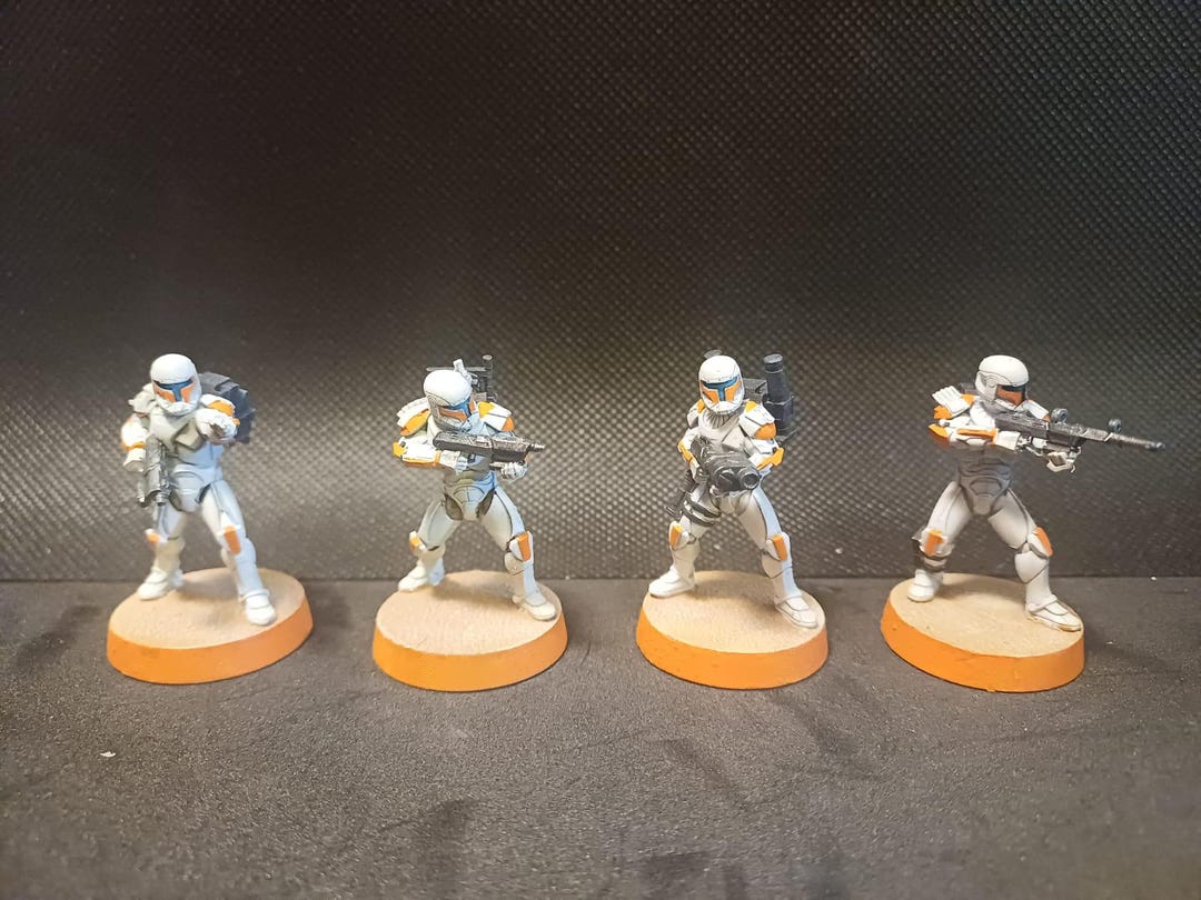 Painted/unpainted!!delta Squad - REPUBLIC - Star Wars Legion - Etsy